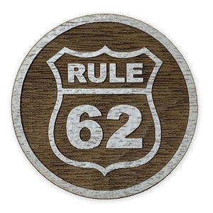 Alcoholics Anonymous Rule 62 Medallion | Double Sided AA Token | 12 ...