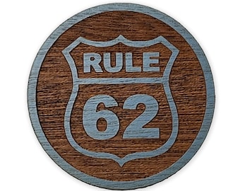 Alcoholics Anonymous Rule 62 Medallion Double Sided AA Token | Etsy