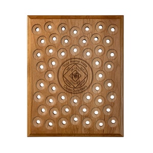 Personalized 50 Space NA Medallion Holder, Recovery Token Display ...