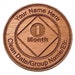 Personalized NA Month Chip Wooden Narcotics Anonymous Tokens - Etsy