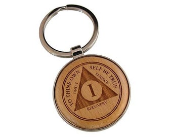 Personalized NA Birthday Token Key Tags Narcotics Anonymous | Etsy