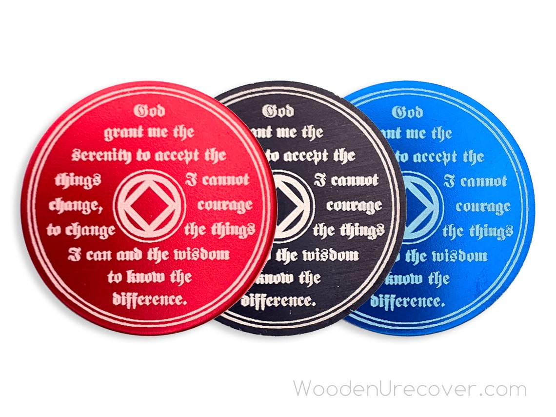 Personalized NA Month Anniversary Token Narcotics Anonymous - Etsy
