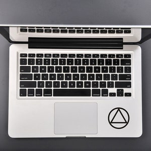 AA Circle & Triangle Vinyl Decal, Vehicle Lettering for Alcoholics ...