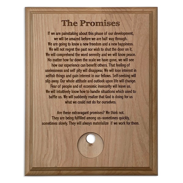 Ninth Step Promises - Etsy