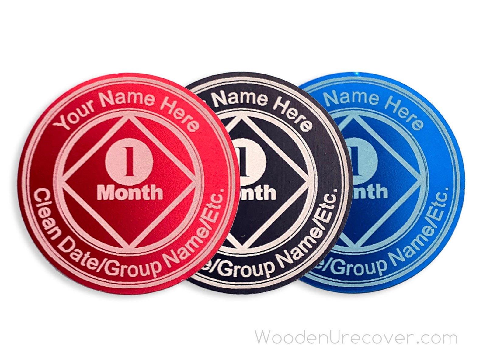 Personalized NA Month Anniversary Token Narcotics Anonymous - Etsy