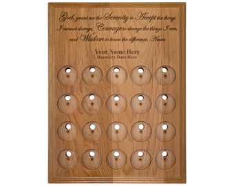 Narcotics Anonymous Key Tag, Personalized Brass NA Birthday Key Chain ...