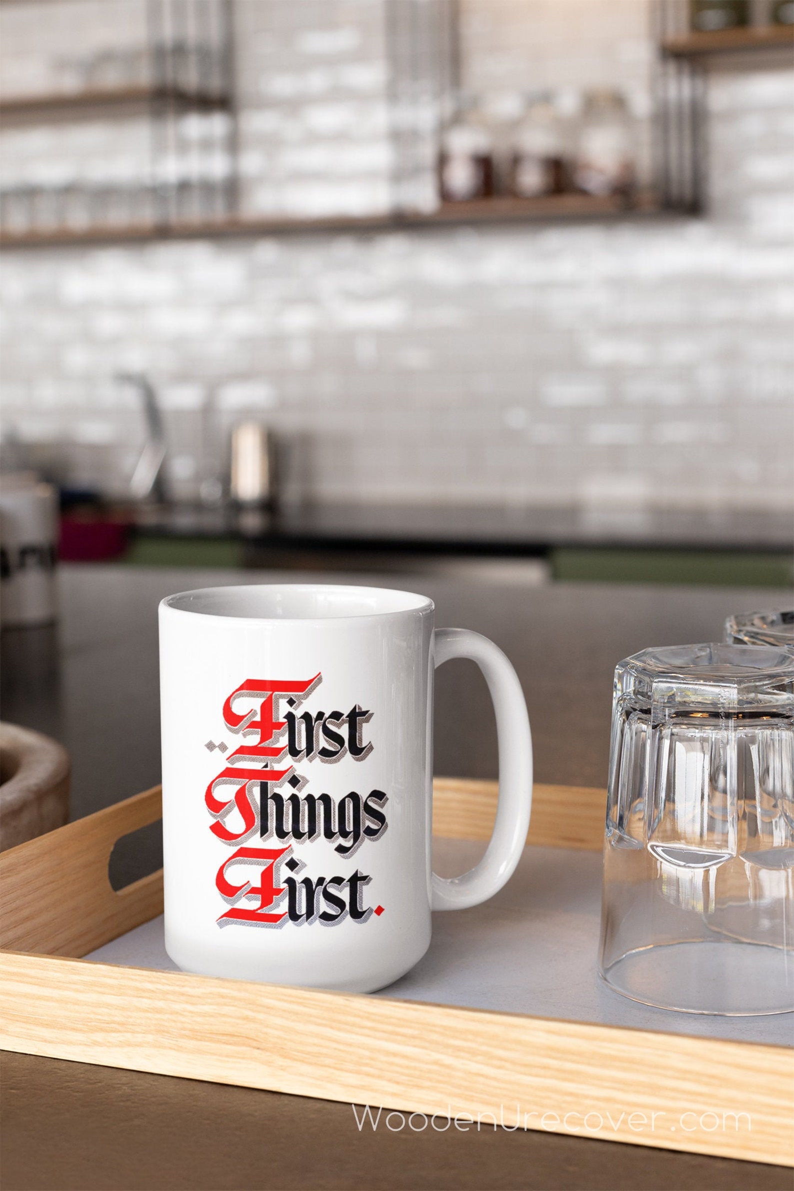 First Things First AA Slogans Coffee Mug / Personalized - Etsy España