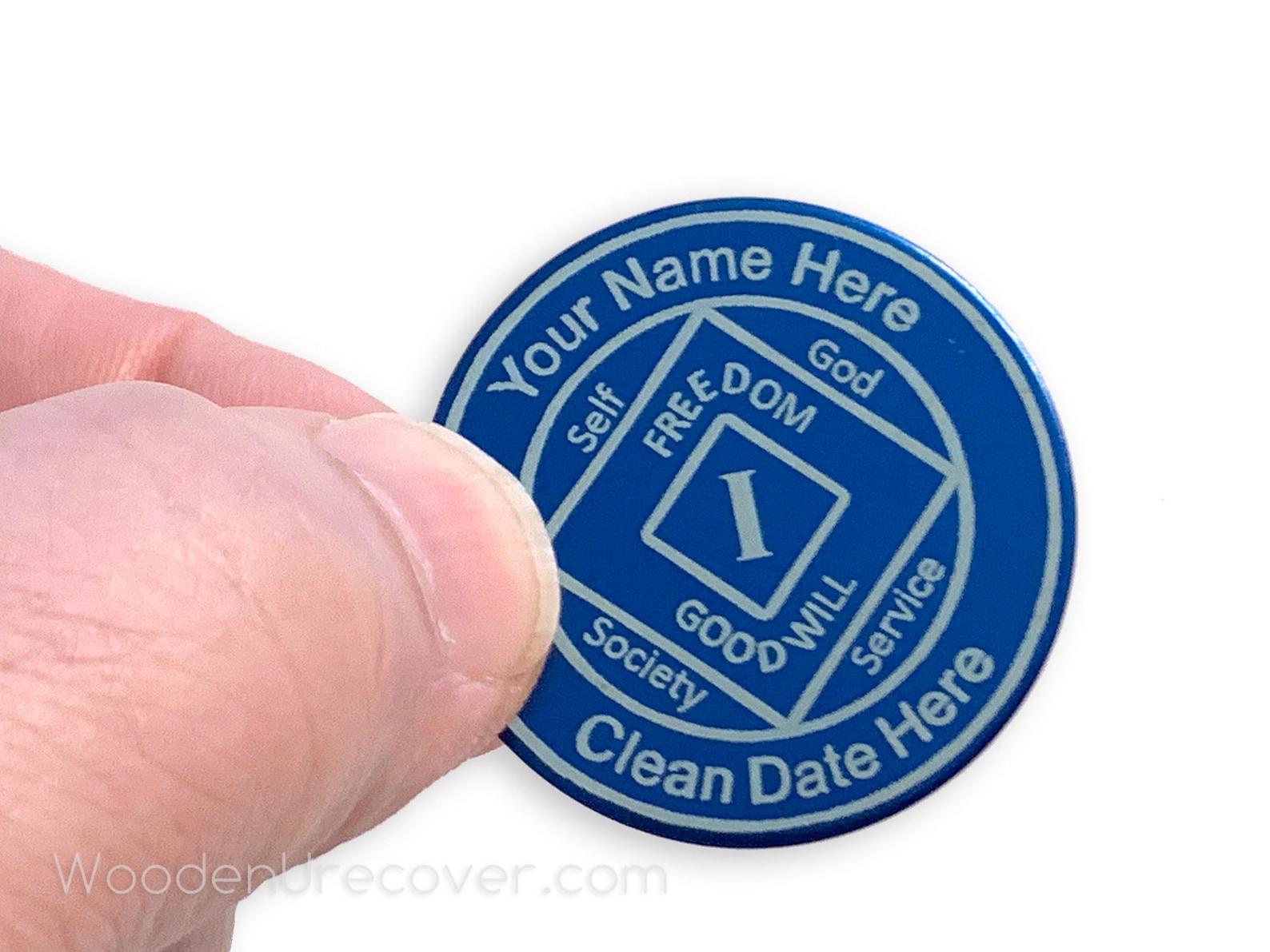 Personalized NA Anniversary Token Narcotics Anonymous | Etsy