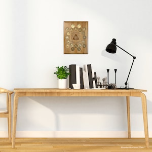 20 Space AA Medallion Holder, Personalized Recovery Coin Display Plaque ...