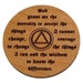 Wooden AA Anniversary Coins 12 Step Recovery Tokens - Etsy