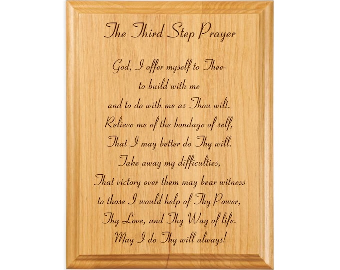 AA/ 12 Step Recovery 3rd & 7th Step Prayer LOT of 10 Wallet Cards ...