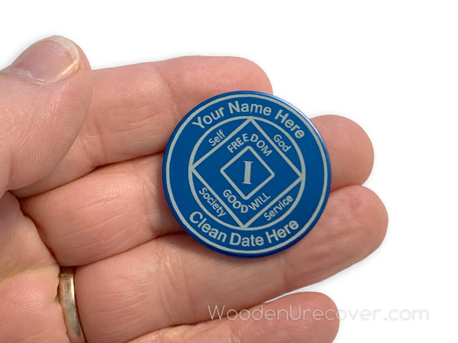 Personalized NA Anniversary Token Narcotics Anonymous - Etsy Canada