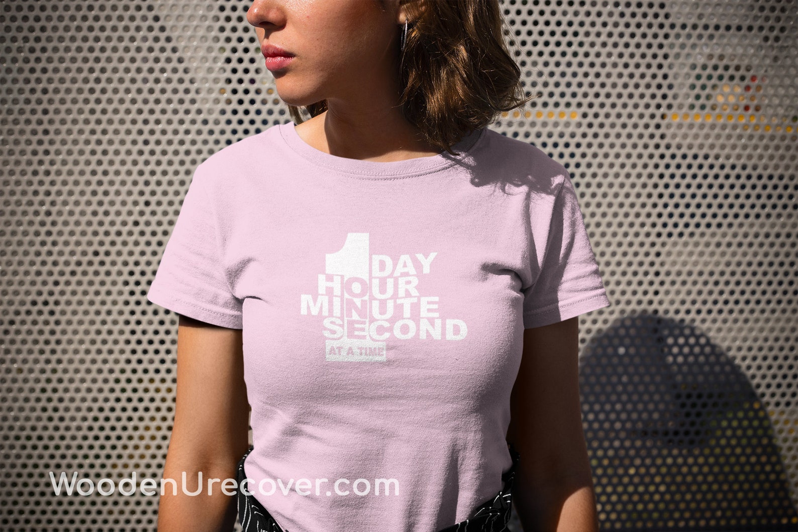 One Day at a Time T Shirt 12 Step Recovery Slogans Tee Shirt - Etsy