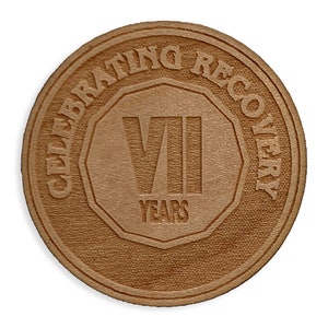 Personalized Celebrating Recovery Anniversary Medallion, Addiction ...