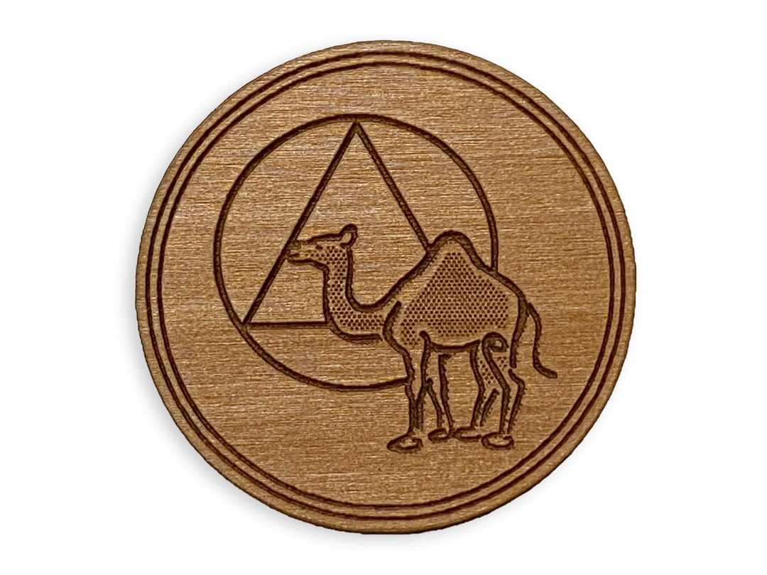 Wooden AA Camel Token. Alcoholics Anonymous Welcome Chips. 12 Step ...