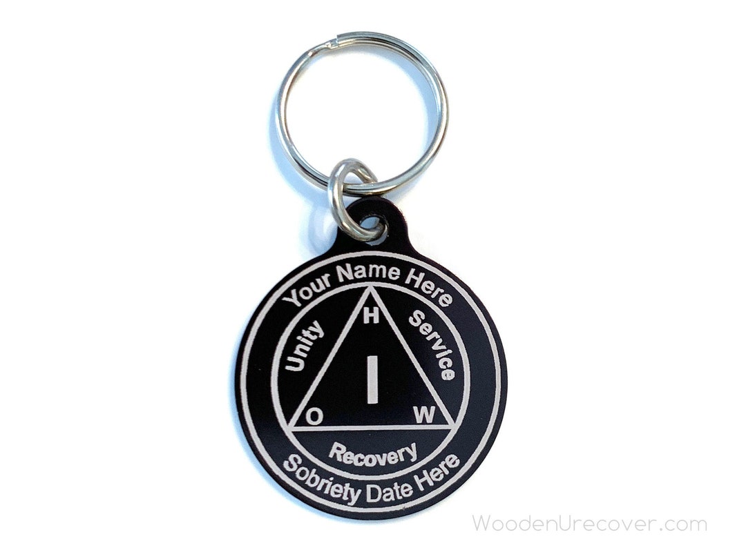 Personalized AA Anniversary Custom Keychain, Anodized Aluminum ...