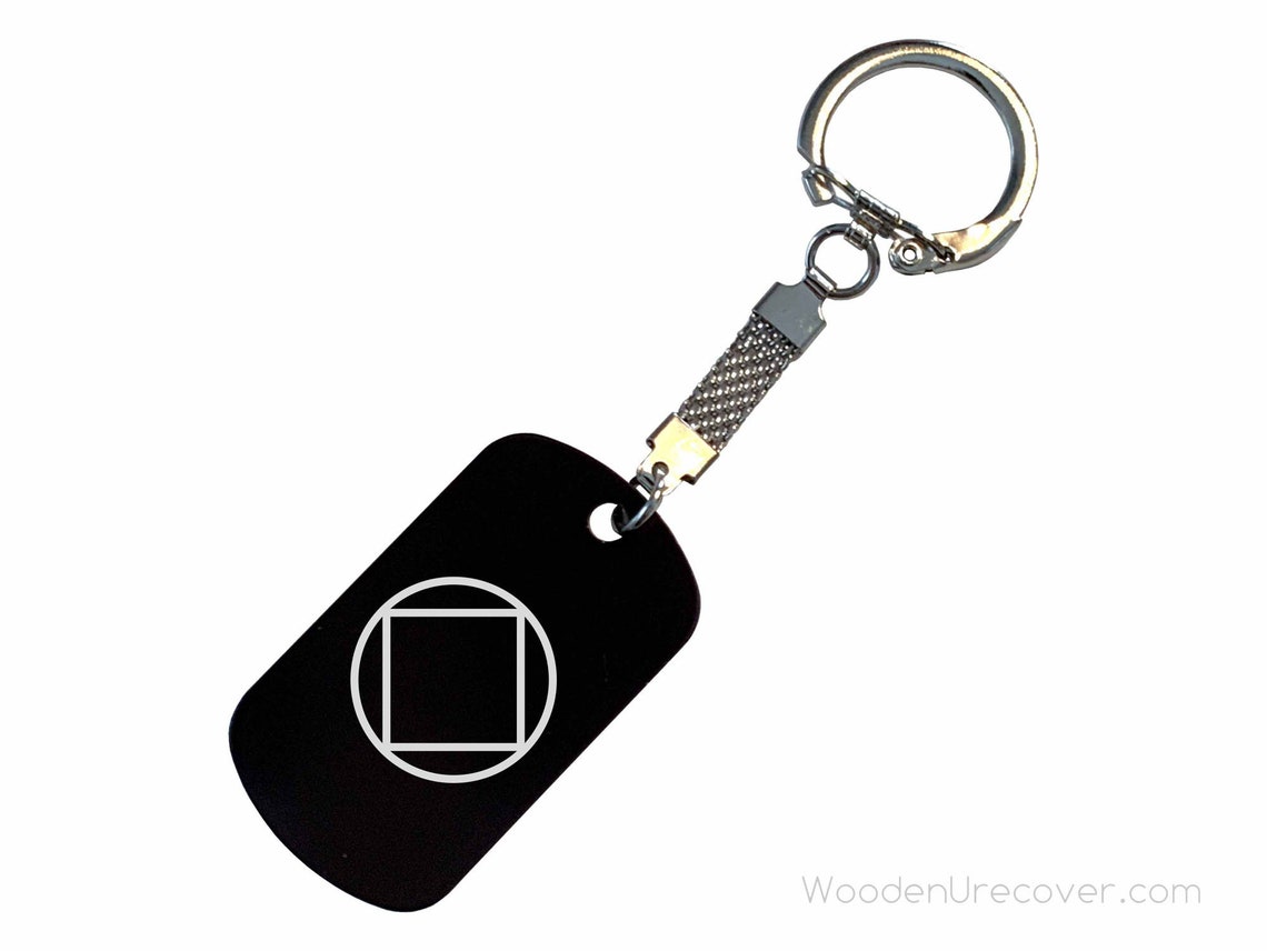 NA Birthday Dog Tag, Narcotics Anonymous Dog Tag With Serenity Prayer ...