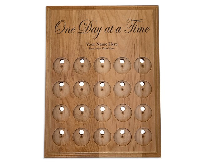 Personalized NA Birthday Token Key Tags, Narcotics Anonymous Key Ring ...