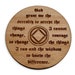 Narcotics Anonymous Anniversary Medallion, Wooden NA Birthday Token ...