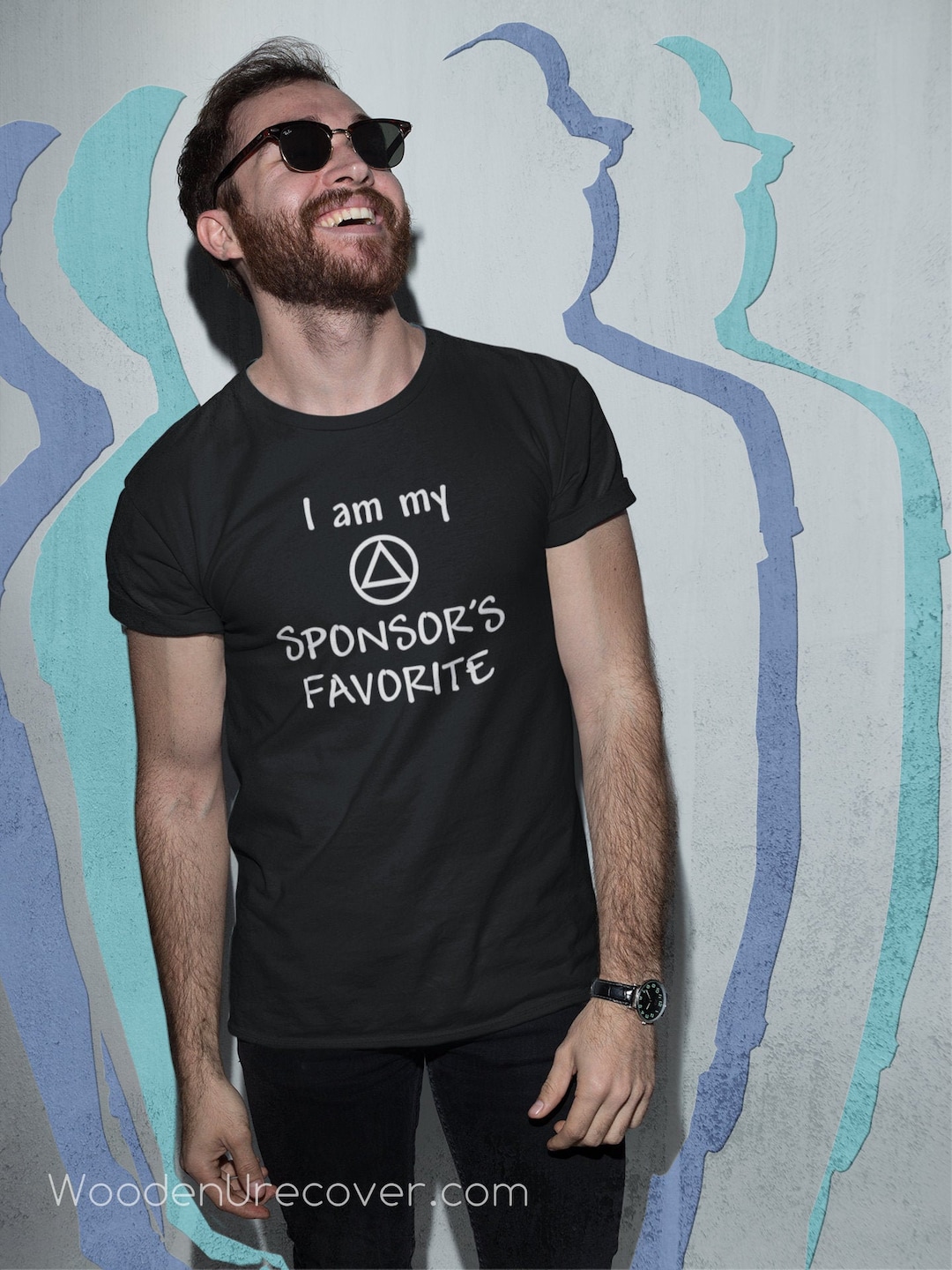 AA Sponsor's Favorite, Fun and Funny Sober T-shirt | 12 Step Recovery ...