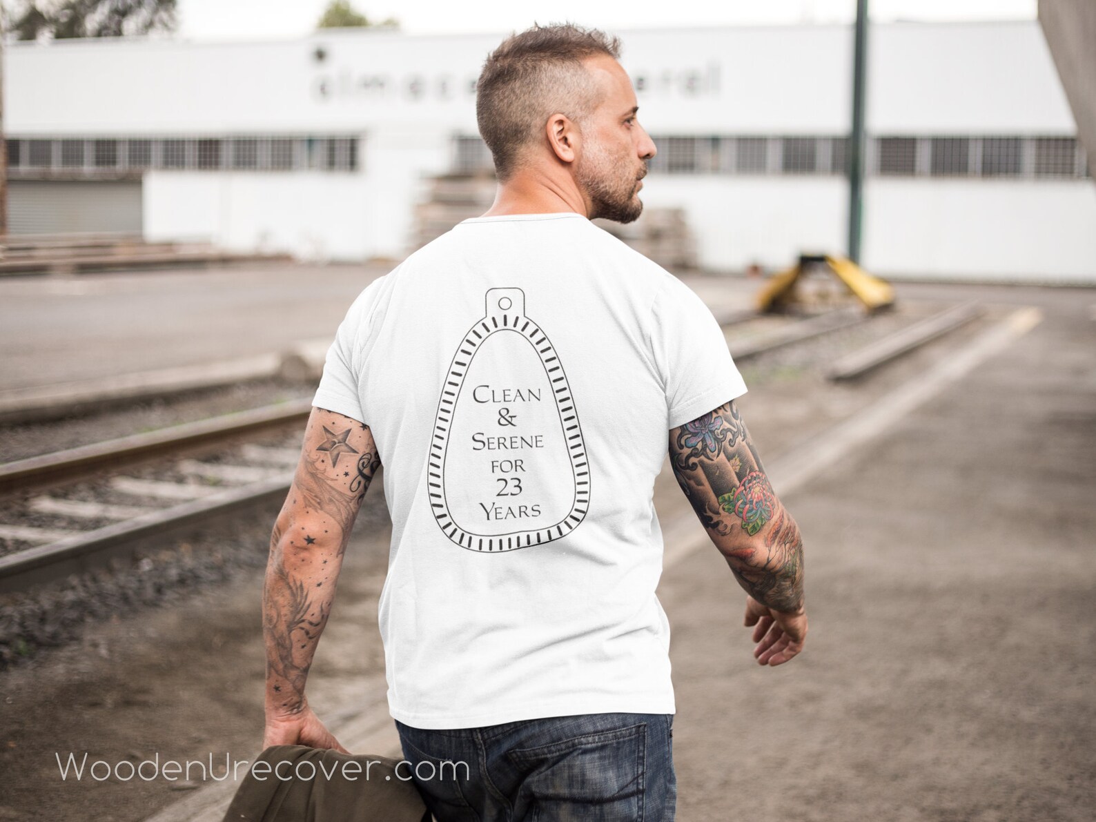 NA Key Fob T-shirt, Narcotics Anonymous Key Tag Tee Shirt for Men and ...