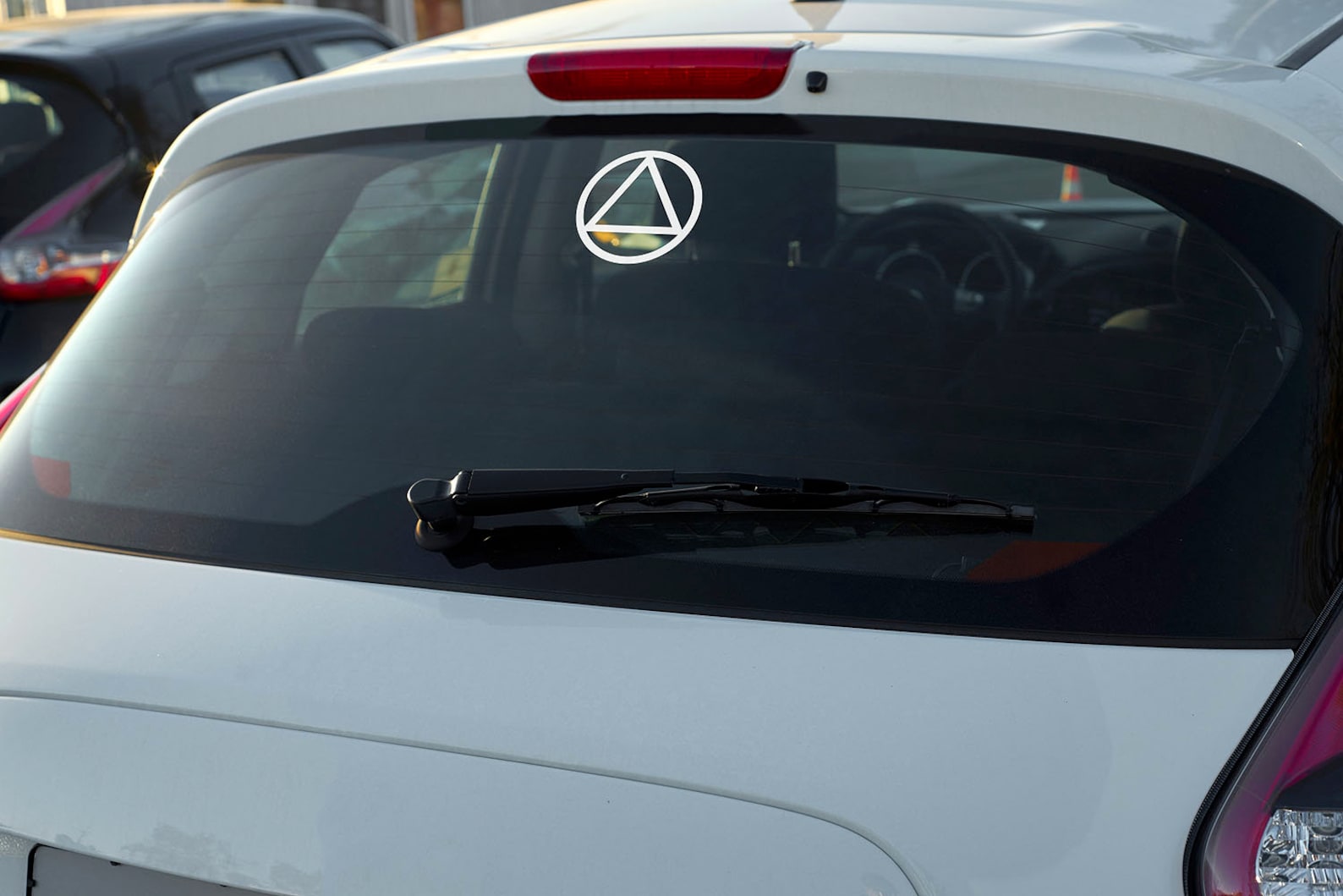 AA Circle & Triangle Vinyl Decal, Vehicle Lettering for Alcoholics ...