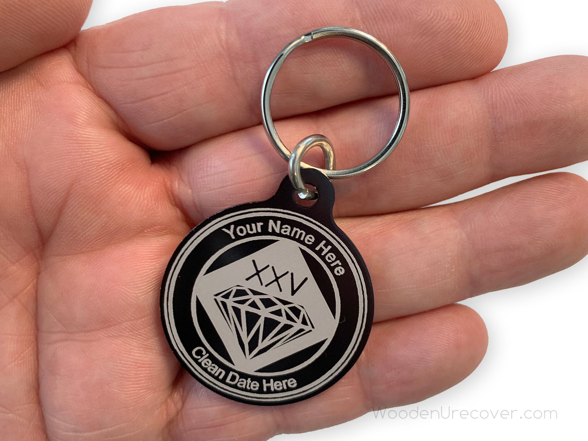 Personalized NA Birthday Key Ring Anodized Aluminum Narcotics | Etsy