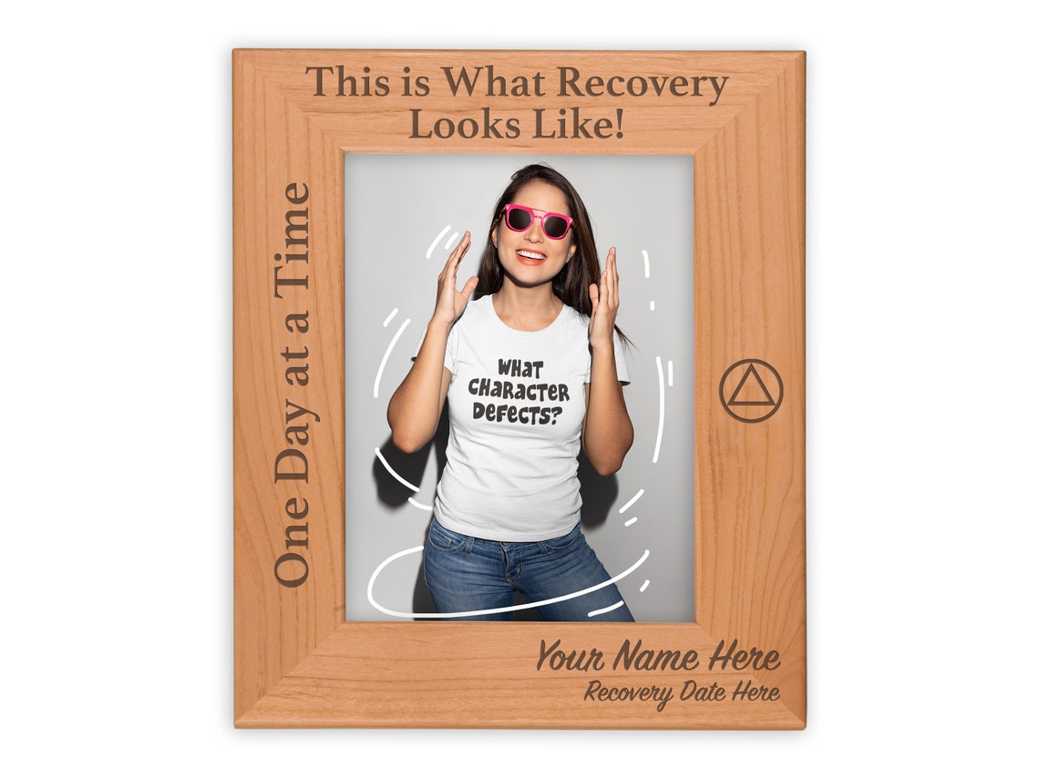 AA Personalized Picture Frame, This is What Recovery Looks Like ...