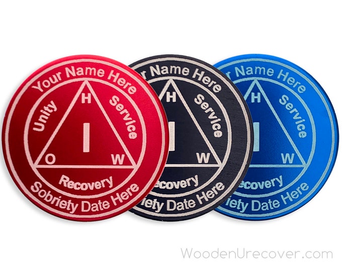 Custom NA Medallion. Personalized Sapele Wood With Blue Stain ...