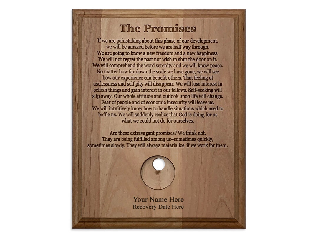 Personalized AA Coin Display Holder Featuring the Promises of ...