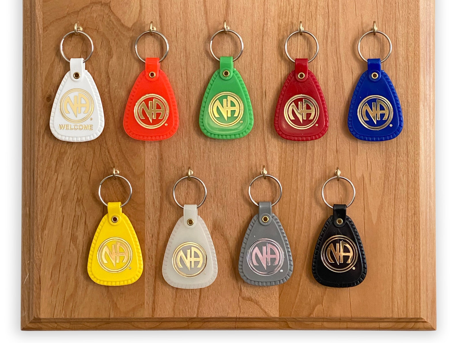 NA Key Fob Display | Personalized Third Step Prayer Key Tag Plaque ...