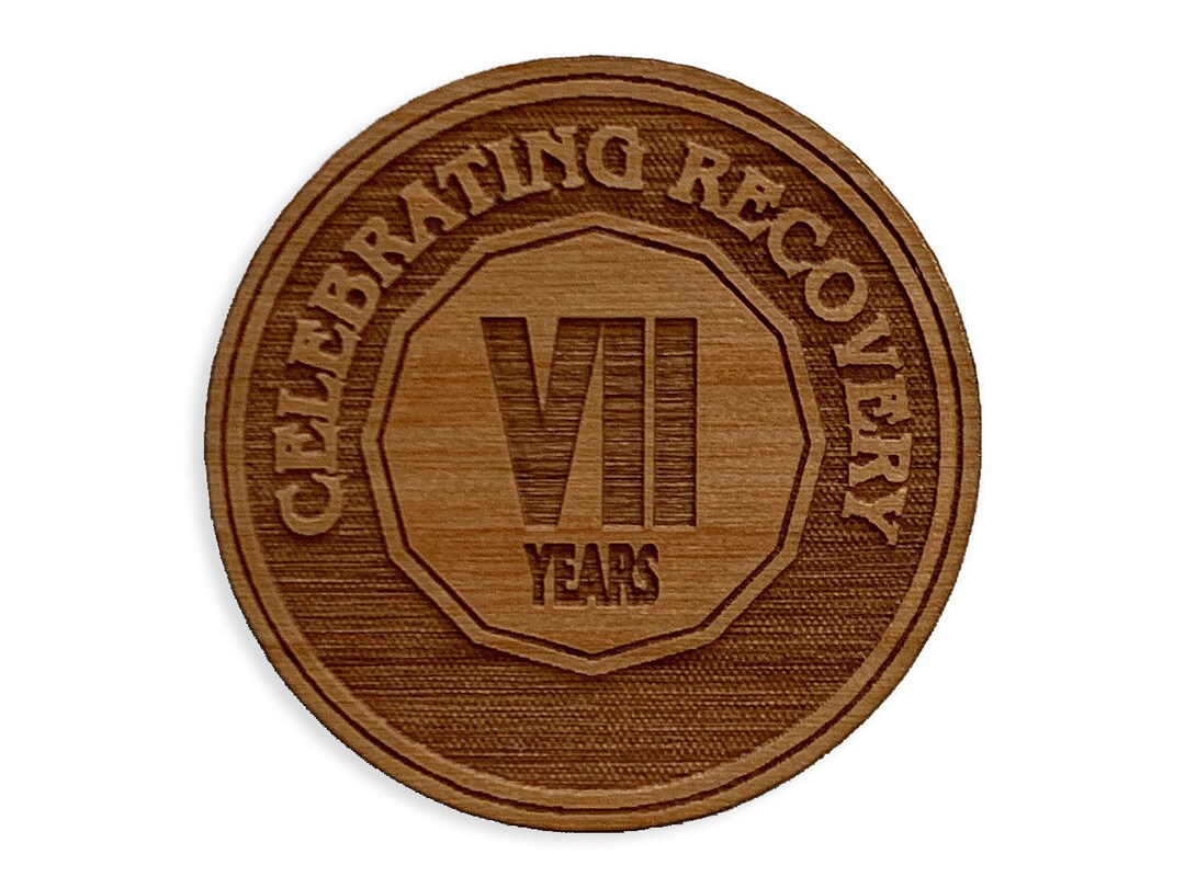 Personalized Celebrating Recovery Anniversary Medallion, Addiction ...