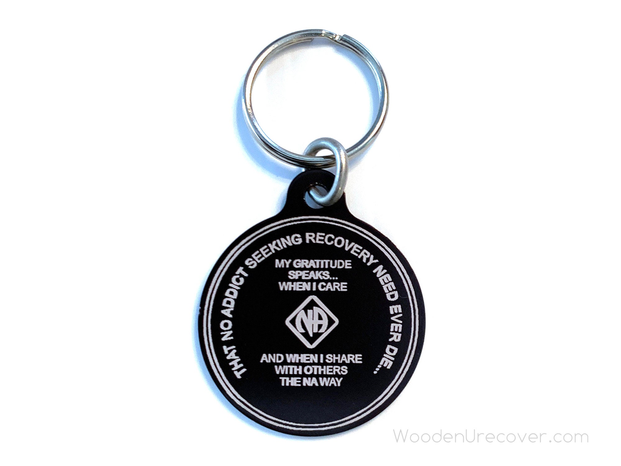 Personalized NA Anniversary Key Tag, Anodized Aluminum Narcotics ...
