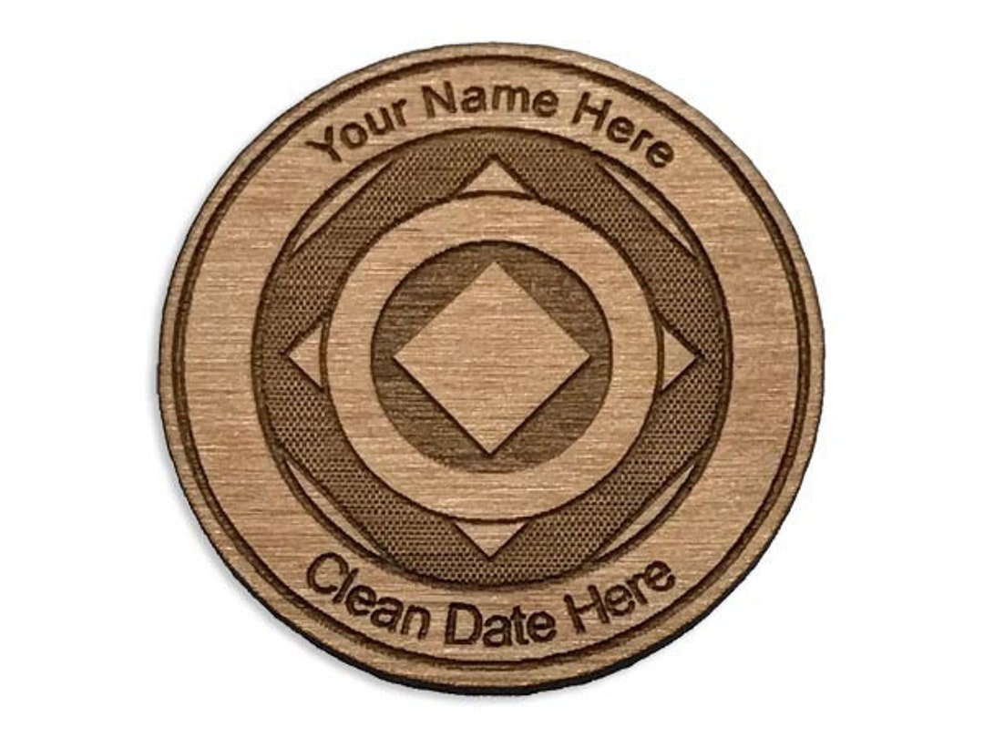 Personalized NA Medallion, Narcotics Anonymous Birthday Coin, 12 Step ...