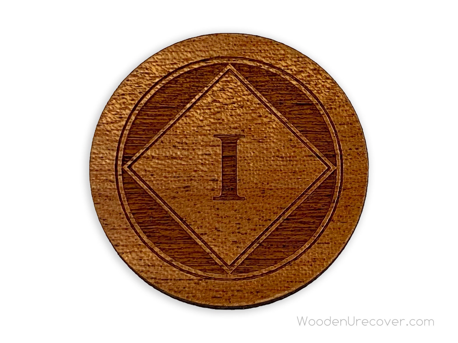 NA Wooden Medallion Narcotics Anonymous Anniversary Token | Etsy