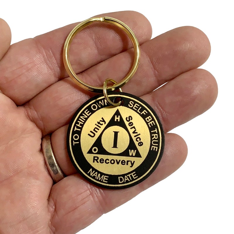 Brass Keychain - Etsy