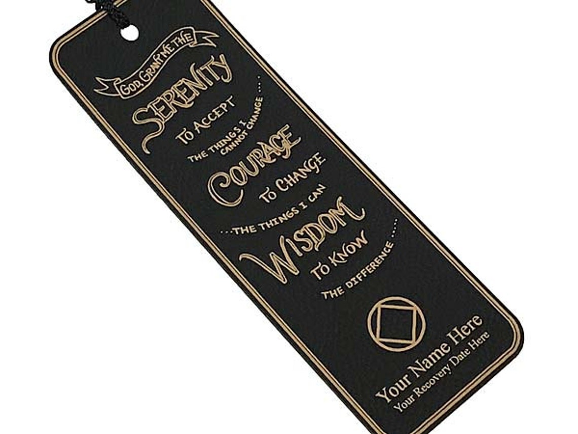 Personalized NA Bookmark - Narcotics Anonymous Basic Text Book-marks ...