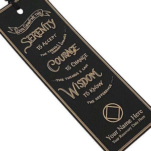Personalized NA Bookmark - Narcotics Anonymous Basic Text Book-marks ...