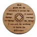 Personalized Wooden NA Token Narcotics Anonymous Birthday - Etsy