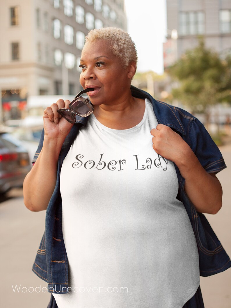 Sober Lady T-shirt Fun Recovery Tshirts for the Sober Ladies - Etsy