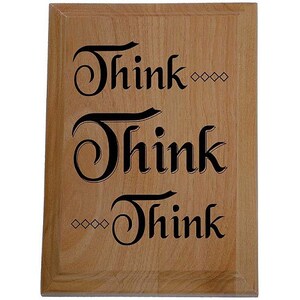 Think Think Think AA Slogans and Recovery Quotes and - Etsy