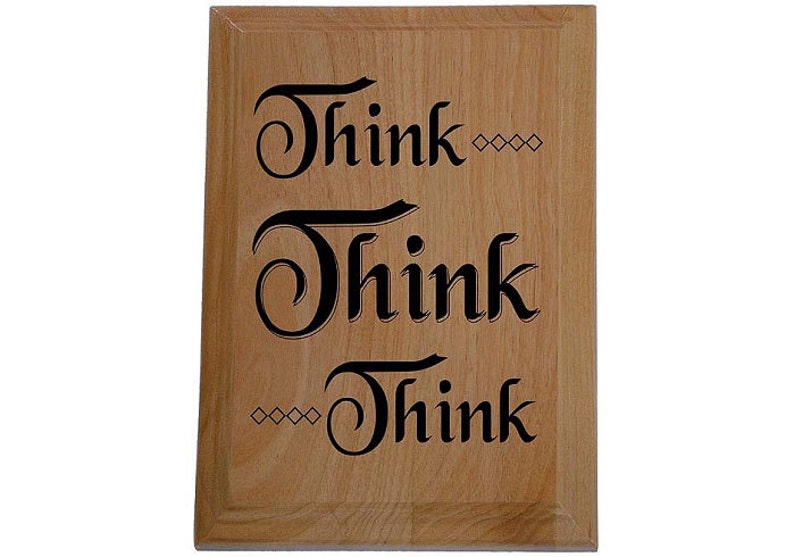Think Think Think AA Slogans and Recovery Quotes and - Etsy