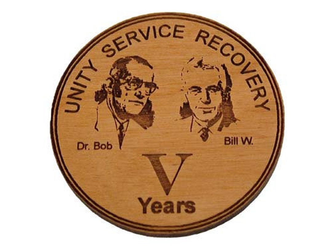AA Anniversary Coins, Alcoholics Anonymous Birthday Tokens, Recovery ...