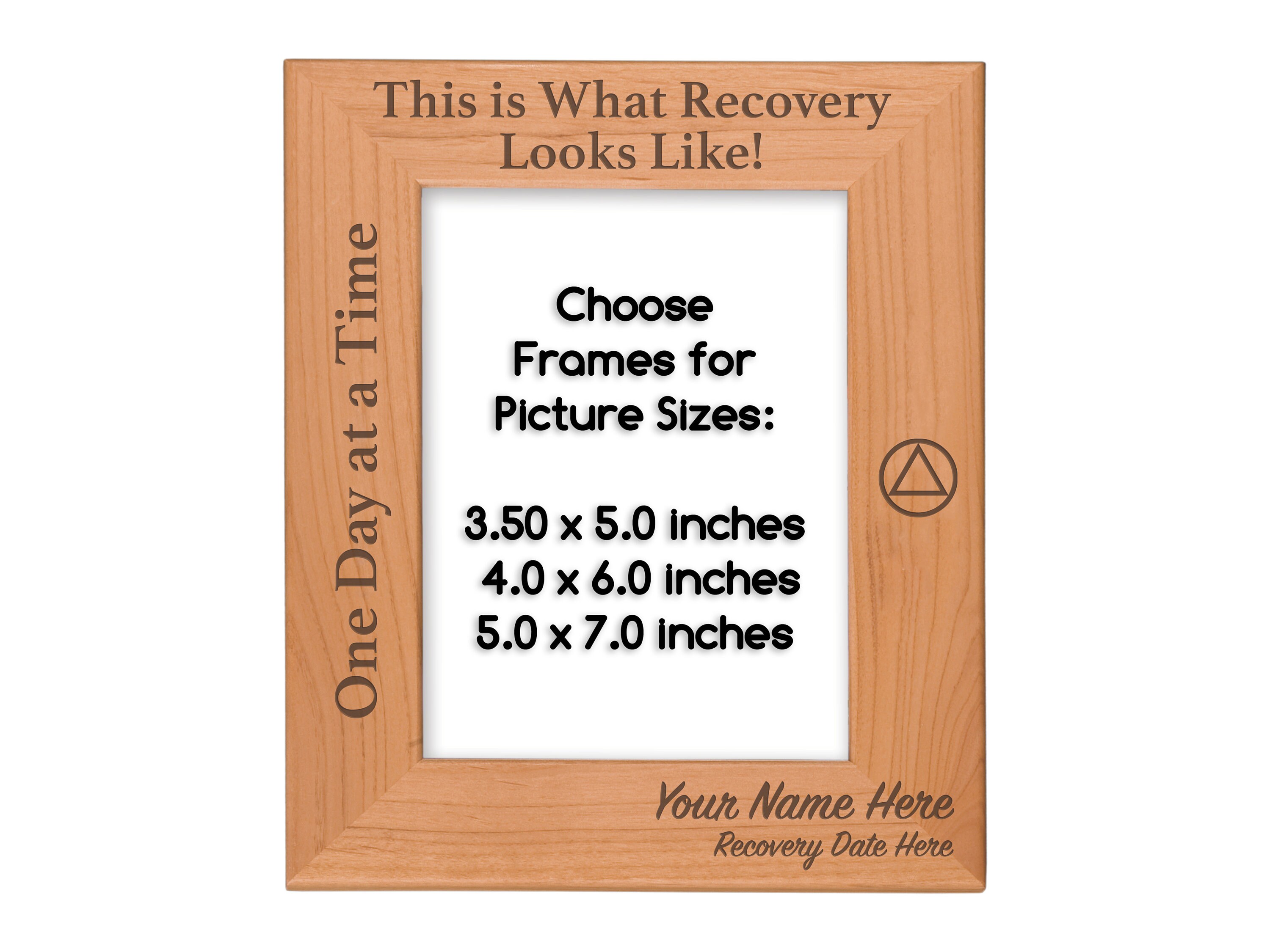 AA Personalized Picture Frame, This is What Recovery Looks Like ...