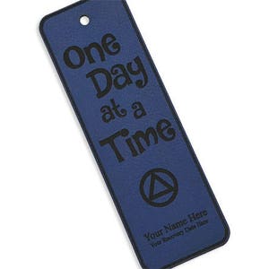 Personalized AA Bookmark - Alcoholics Anonymous Big Book Book-marks ...