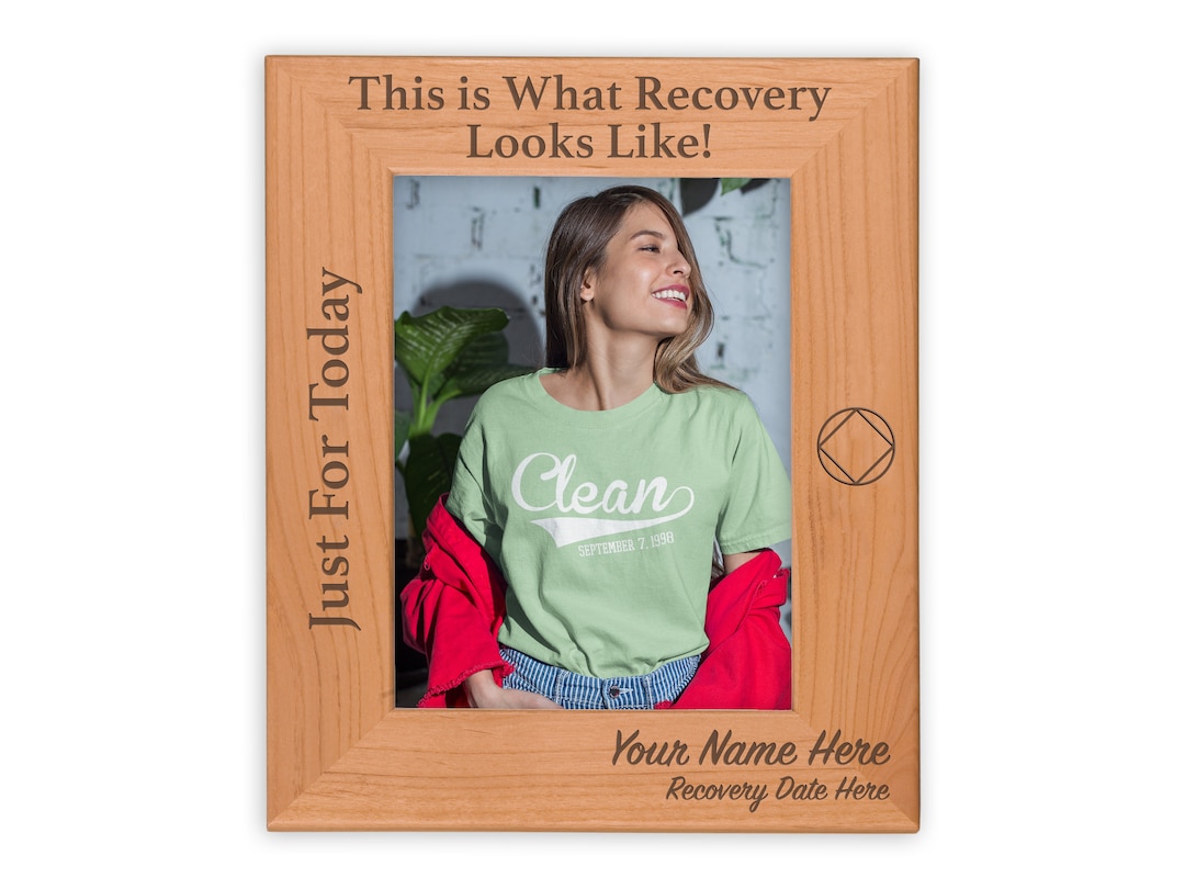 NA Personalized Picture Frame, This is What Recovery Looks Like ...
