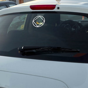 NA Symbol Vinyl Decal | Vehicle Lettering and 12 Step Car Decals and ...