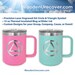 Personalized AA Coffee Cup | 15 Oz. Custom Thermal Insulated Travel Mug ...