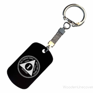 AA Anniversary Dog Tag, Personalized Alcoholics Anonymous Medallion ...