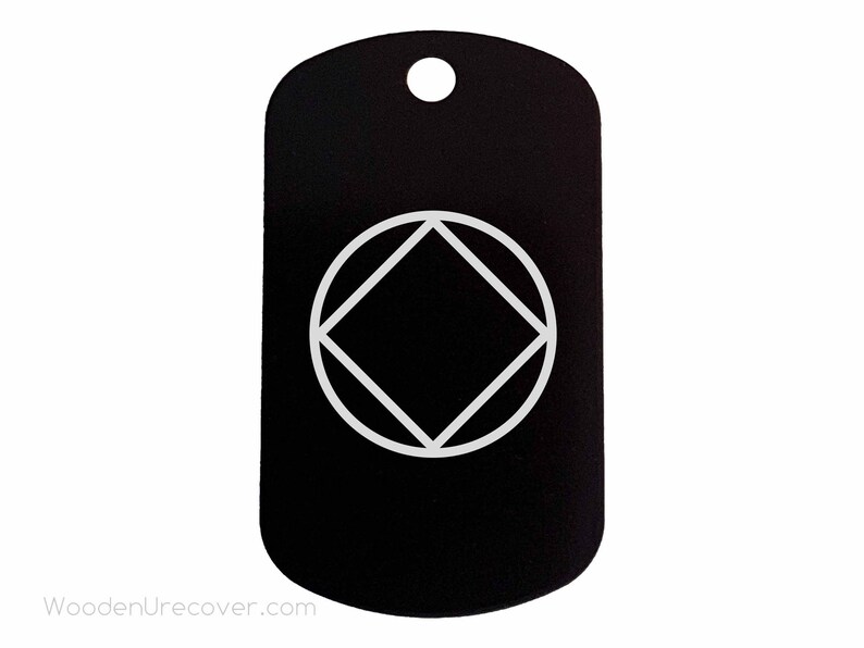 NA Birthday Dog Tag Narcotics Anonymous Dog Tag With Serenity - Etsy